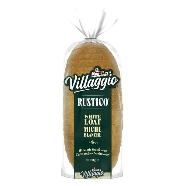 Villaggio® Rustico™ White Loaf Bread, 550 g - Walmart.ca