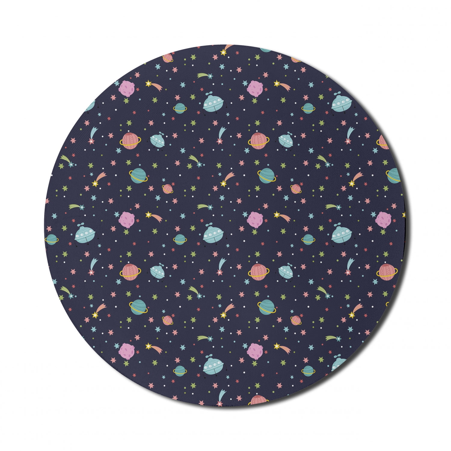 Space Mouse Pad for Computers, Alien Planets with Shooting Stars and ...