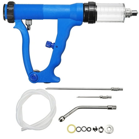 10-50ml Injection Syringe Veterinary Continuous Drench Gun Cattle Sheep ...