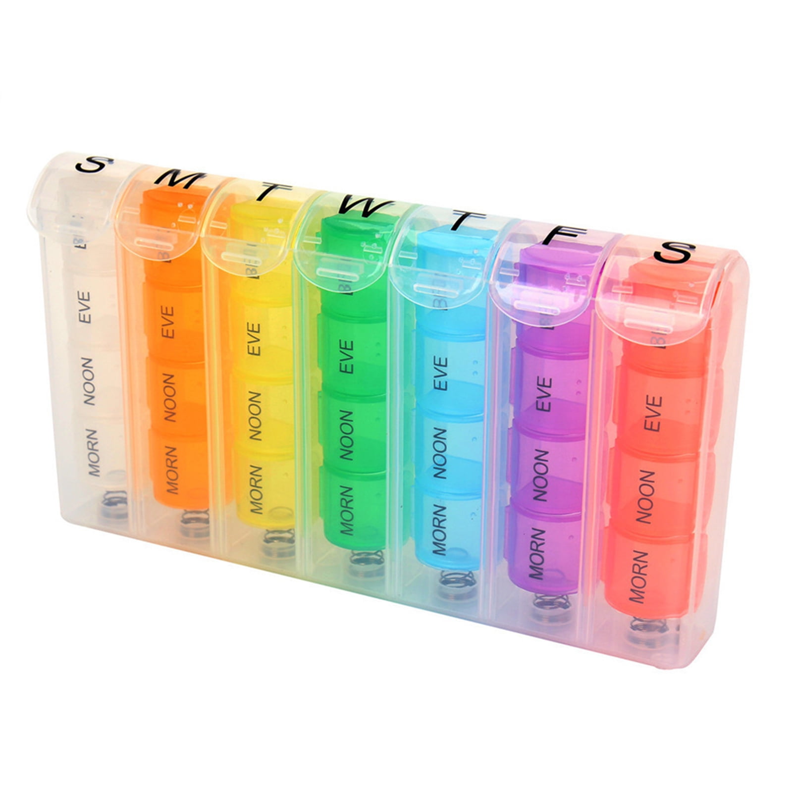 Click here for Tfixol Box Container 7 Days Portable Pill Boxes 28... prices