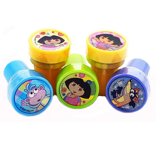 12 Dora The Explorer Authentic Licensed Self Inking Stampers - Walmart.com