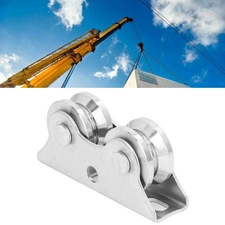 Spptty Groove Wheel V Shaped With Bracket Stainless Steel For Inverted ...