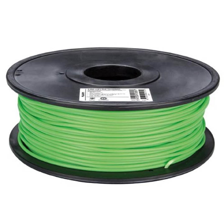 3D FILAMENT PLA PEA GRN 3MM 1KG 2IN CENTER HOLE | Walmart Canada