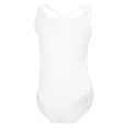 Girls Casual Solid Color Bodysuit Practice Leotard Sportswear for Dance ...
