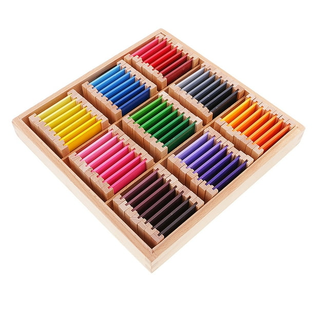 Montessori Sensorial Material Toy Caja Aprendizaje Juquetes Educativos ...