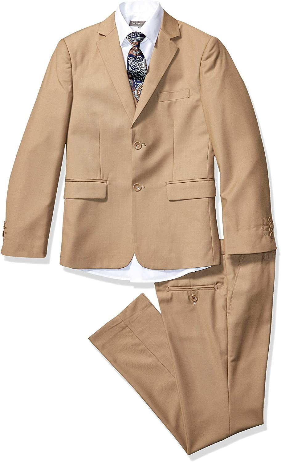 Geoffrey Beene Boy's ST1010 Modern Fit 5-Piece Notch Lapel Suit Set ...