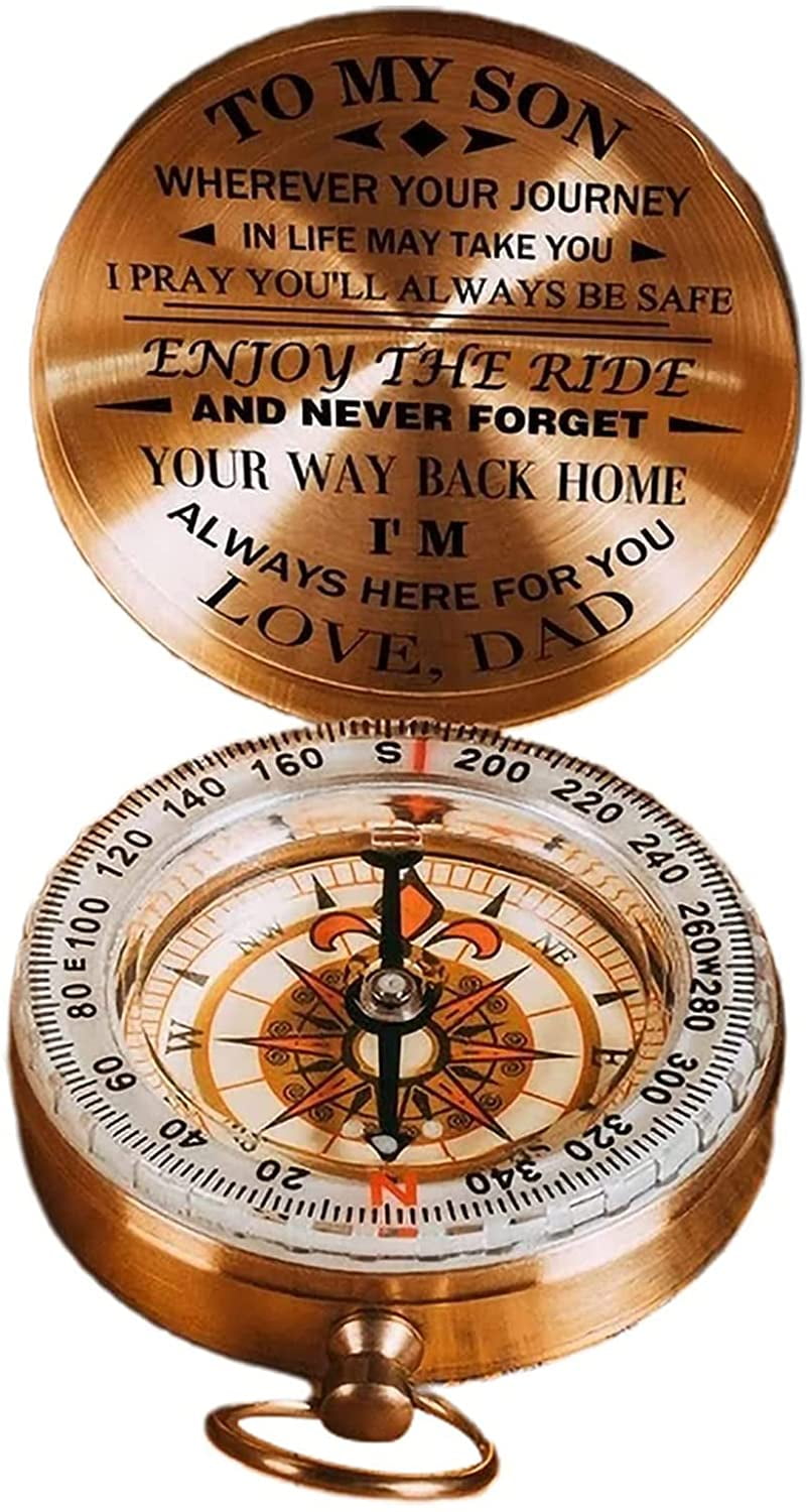 Luminous Compass Dad to Son Enjoy the Ride Gift for Camping Outdoor ...