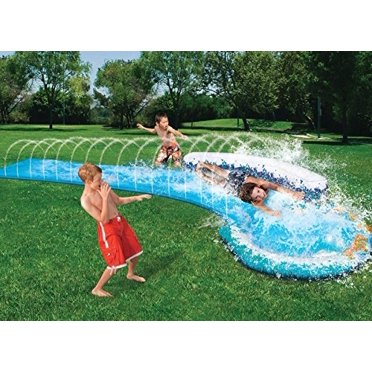 H2OGO! 18' Triple Lane Water Slide with Ramp - Walmart.com