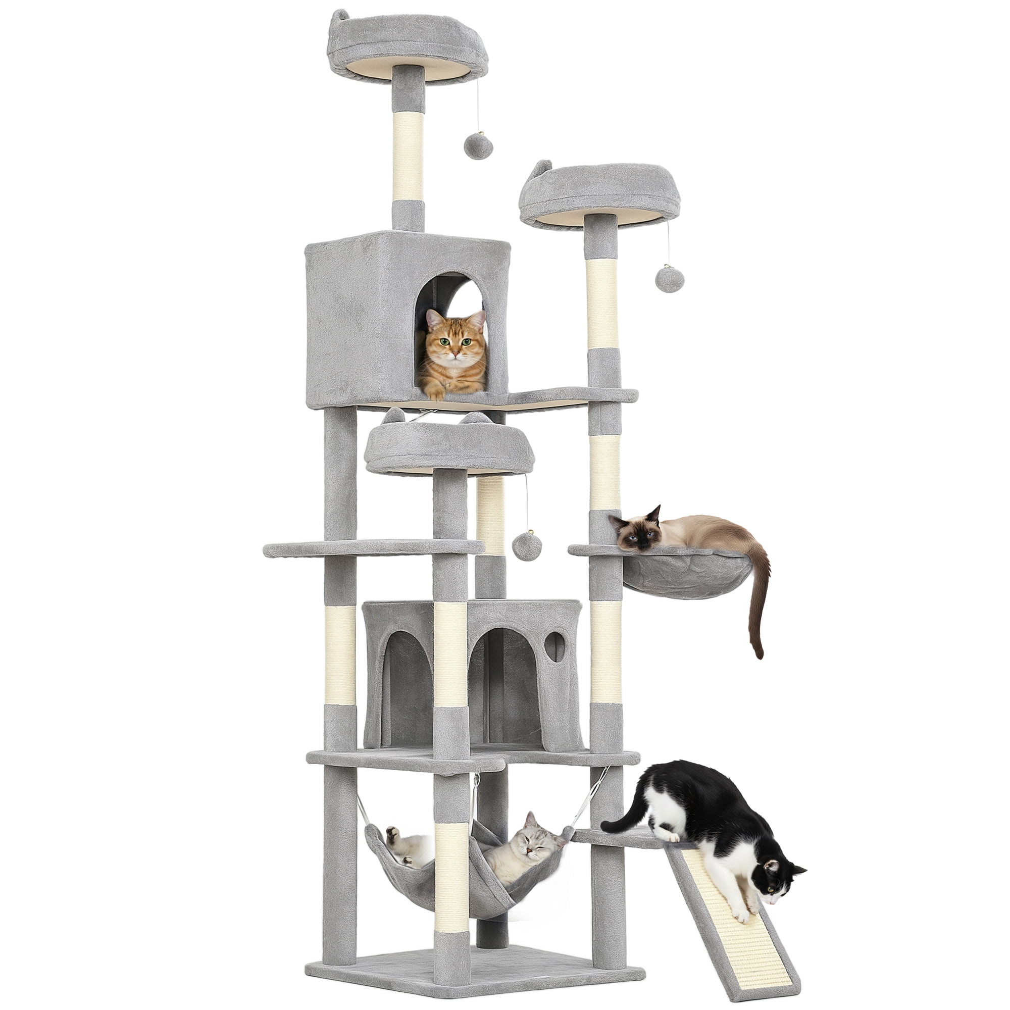 Click here for Pawhut Cat Tree  76 Inches Large Cat Tower W/ Scra... prices