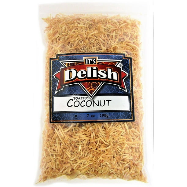 Roasted Unsweetened Coconut Fancy Shred by Its Delish, 1 lb - Walmart.com