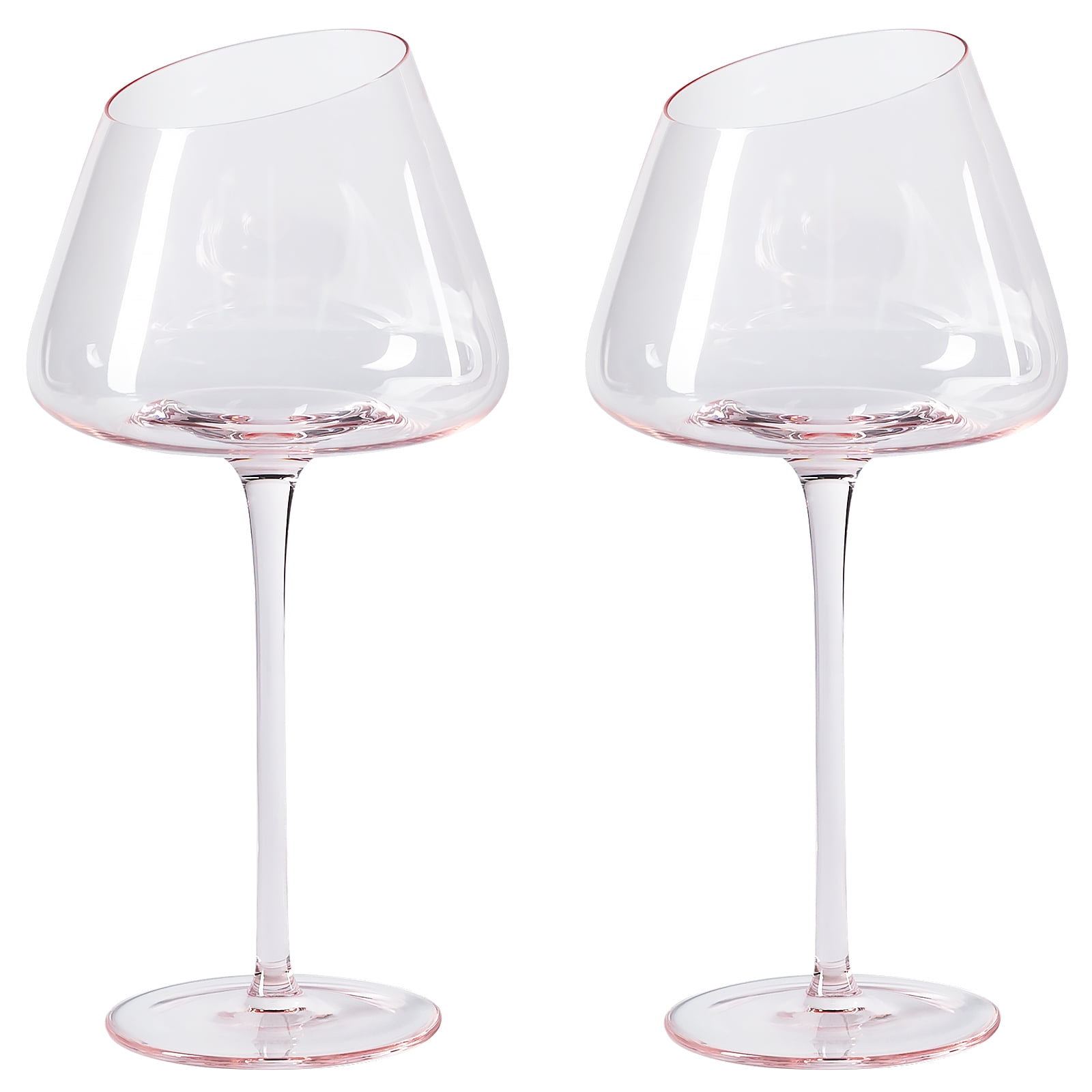 Click here for Ventray Home French Style Pink Crystal Wine Glasse... prices