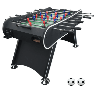 Atomic Azure LED Light Up Foosball Table with Interactive Inrail LED ...