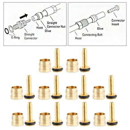 Olive Hose Olive Insert Bike Disc Brake Hose Insert, 10 Set Hydraulic ...