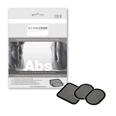 Slendertone Replacement Gel Pads for All Abdominal Belts, 3 Sets (9 Gel ...