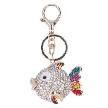 Fish Keychains, Rhinestones Fish Keychains Fashion Craft For Handbag ...