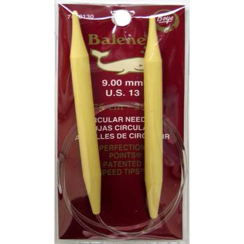 Boye Balene II Circular Knitting Needles 29 Inch - Size 13 - Walmart ...