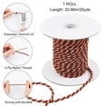 2-Ply Nylon Thread Twisted Rope for DIY Cord Jewelry Findings Coconut ...