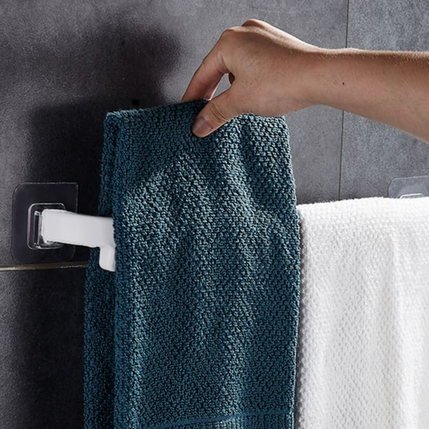 ziyahihome Towel Rack Hanging Rag Pole Bathroom Kitchen Storage Shelf ...