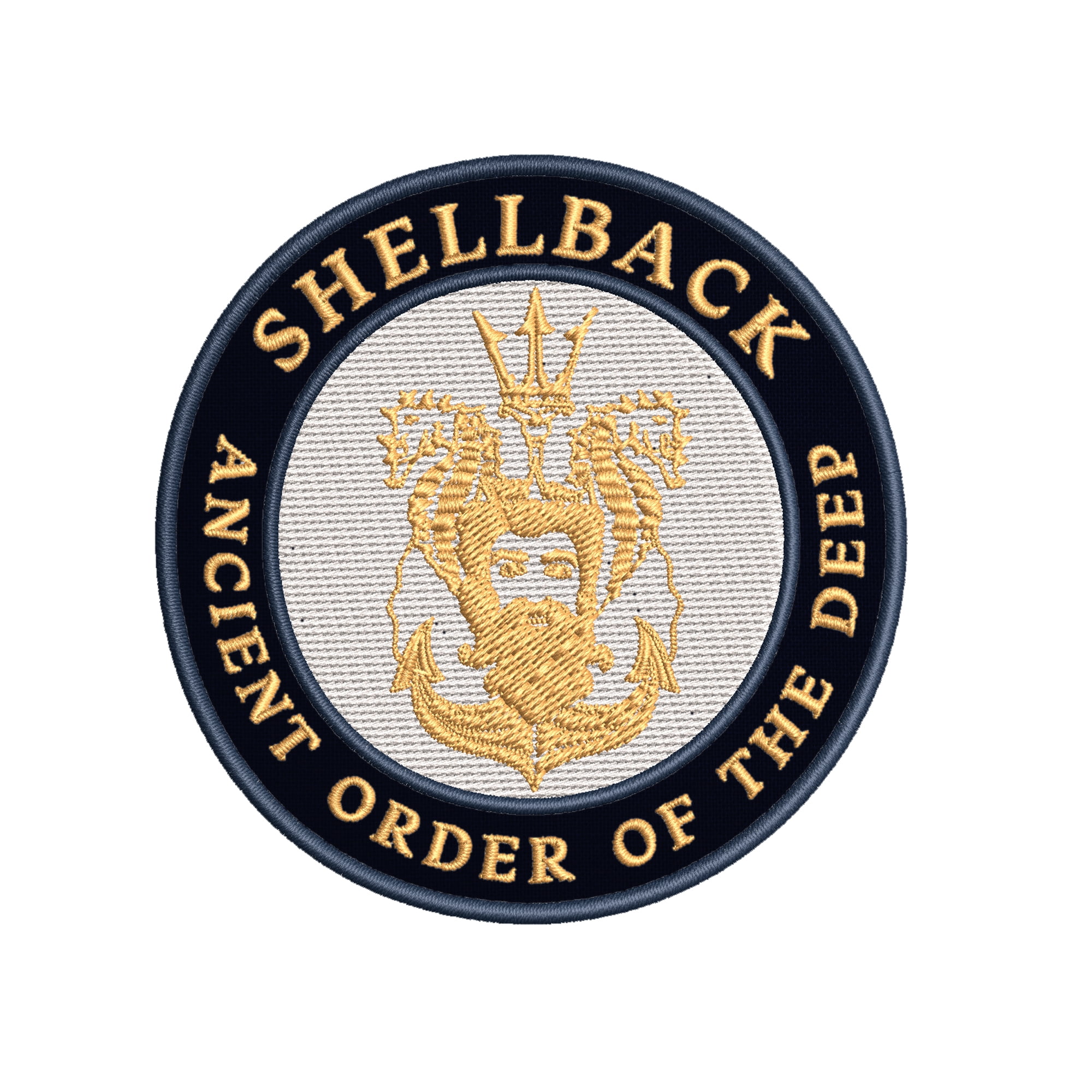 Shellback Ancient Order of the Deep Embroidered DIY Iron on or Sew-on ...