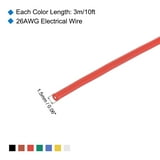 26 Gauge Silicone Wire 26AWG Stranded Wire Tinned Copper Wire High Temp ...