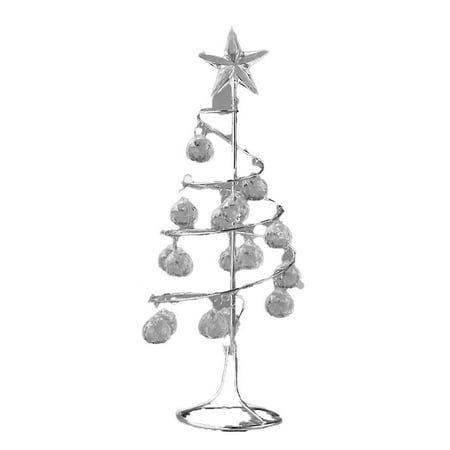 Tabletop Spiral Gems Christmas Tree - Metal Table Top Tree - Home ...
