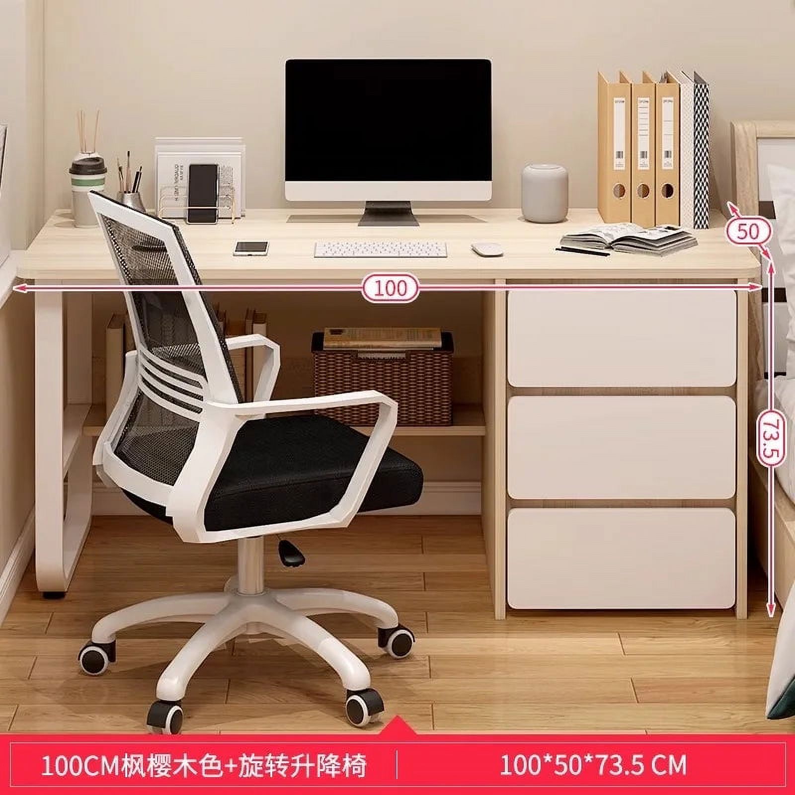 Storage Computer Office Desk Table Corner Bureau Gaming Storage Table ...