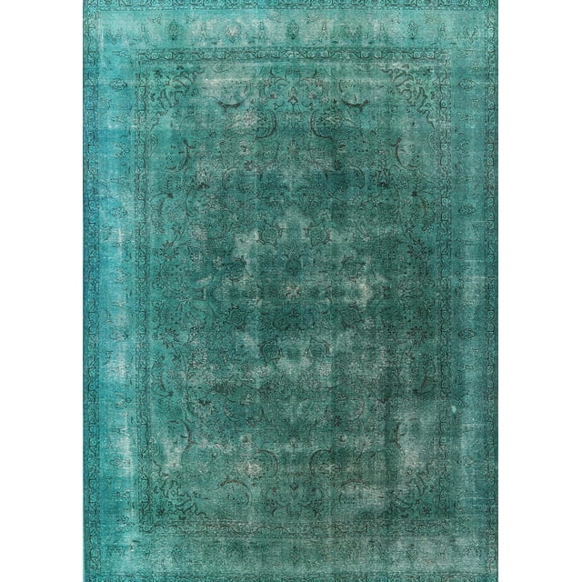 Ahgly Company Indoor Rectangle Mid-Century Modern Light Sea Green ...