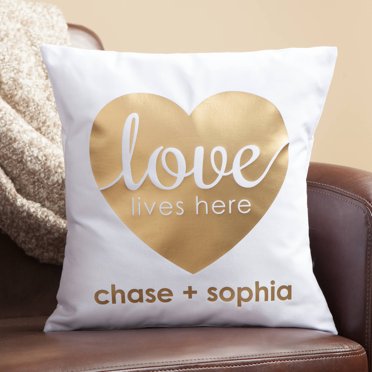 Personalized Heart of Love Pillow - Walmart.com