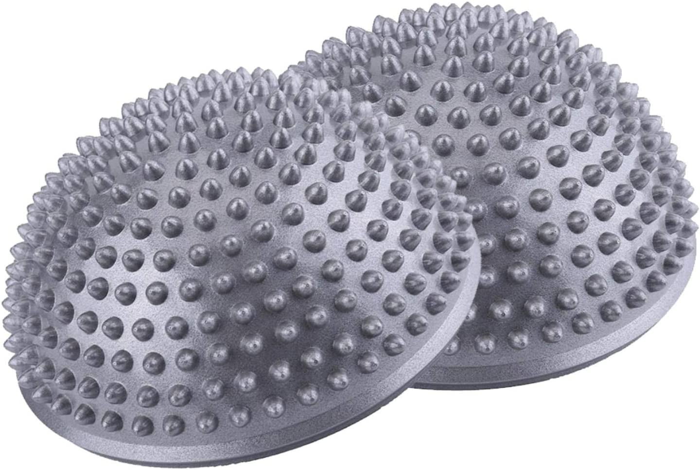 Foot Massage Ball, 8 Colors PVC Inflatable Half Yoga Balls Massage ...