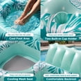 Livhil Inflatable Pool Float, 2 Person Pool Floats for Adults, Double ...