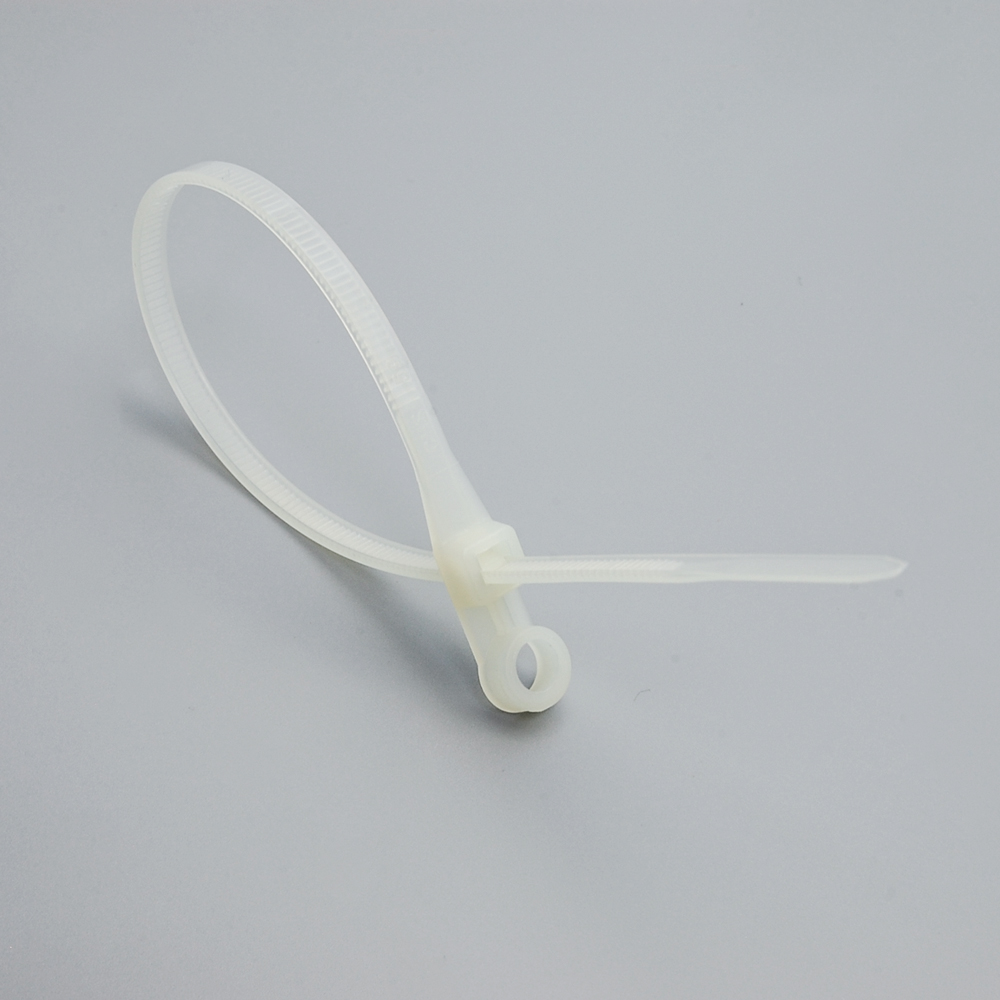 8" Wall Mountable Cable Tie Clear (100 Pack) - Walmart.com