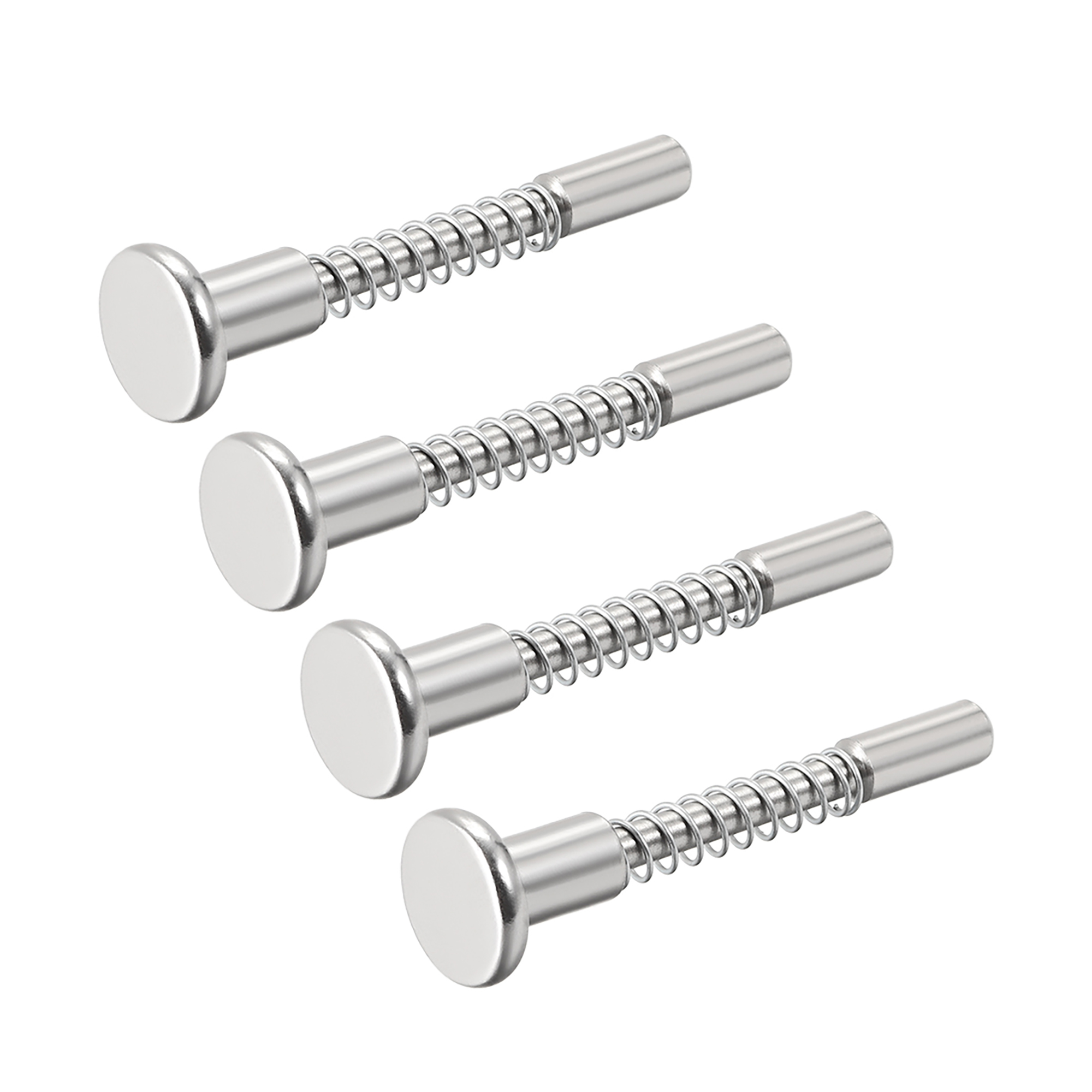Plunger Latches Spring Loaded Stainless Steel 6mm Head 6mm Spring 60mm ...