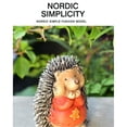 3pcs Artificial Hedgehog Model Miniature Figurines Garden Decoration ...