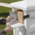 Step2 Atherton Reserve White Lockable Package Storage Mailbox, Plastic ...