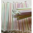 Flexible Drinking Disposable Plastics Straws Neon Individually Wrapped ...