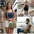Anti Crossbody Bag for Women, RFID Blocking Travel Purse with Lockable ...