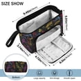 ALAZA Neon Doodle Parrot Pencil Pouch Big Capacity Pencil Case Zipper ...