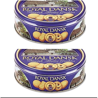 Royal Dansk Authentic Danish Butter Cookies, GMO Free, 24 Oz Tin ...