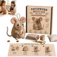 2026 Beginner Friendly Patchwork Craft Kit, Handmade Mouse Ornament ...