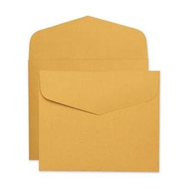 Clasp Envelope, #68, Square Flap, Clasp/Gummed Closure, 7 x 10, Brown ...
