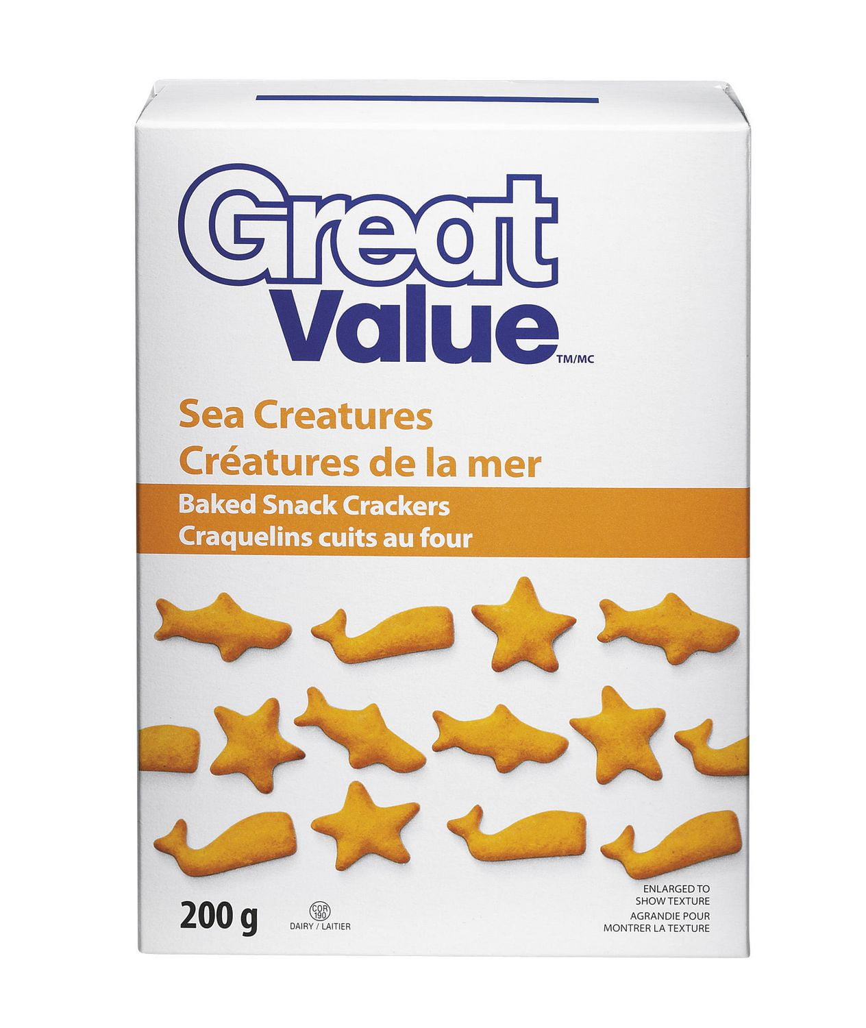 Great Value Sea Creatures Baked Snack Crackers - Walmart.ca
