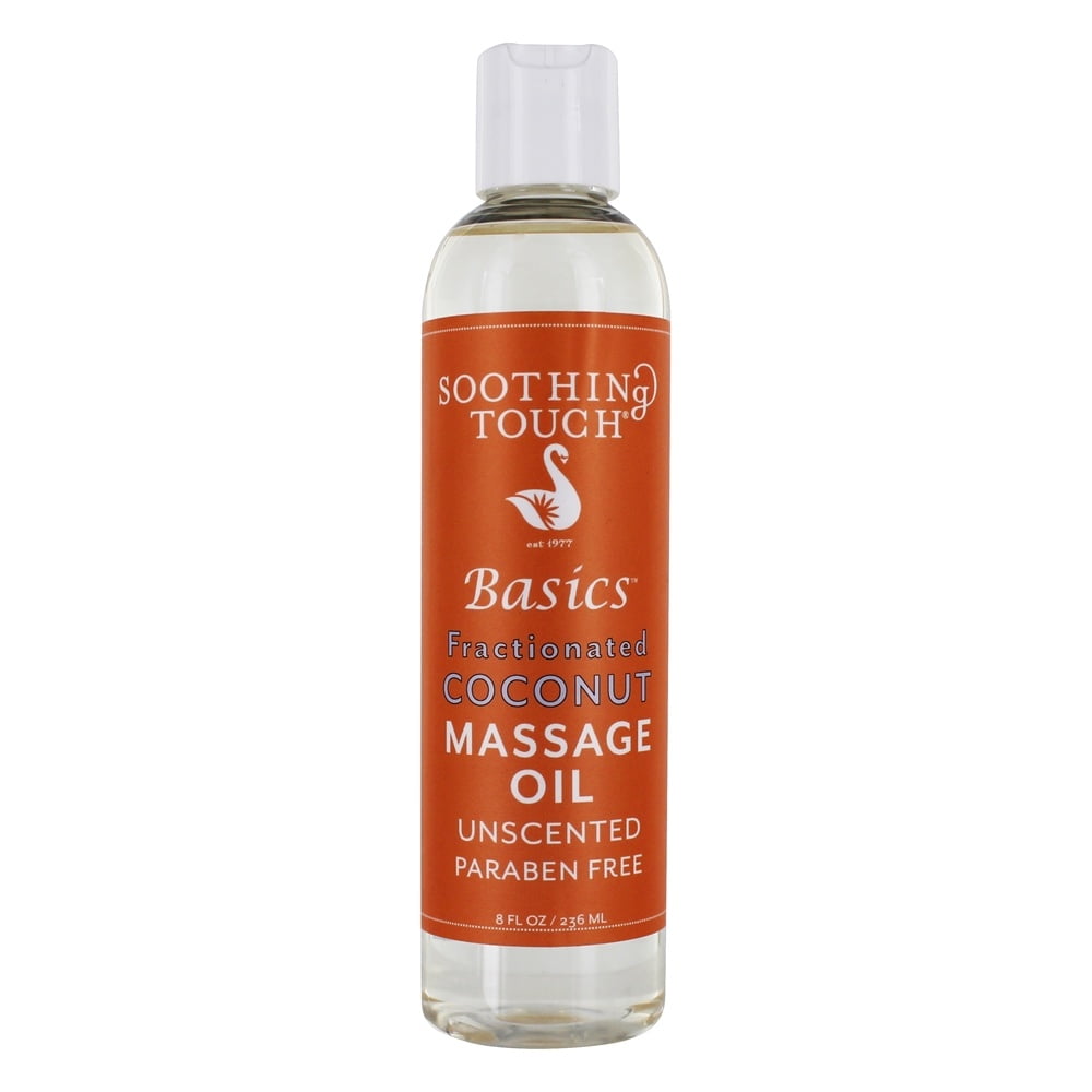 Soothing Touch Basics Fractionated Coconut Massage Oil Unscented 8 Fl Oz