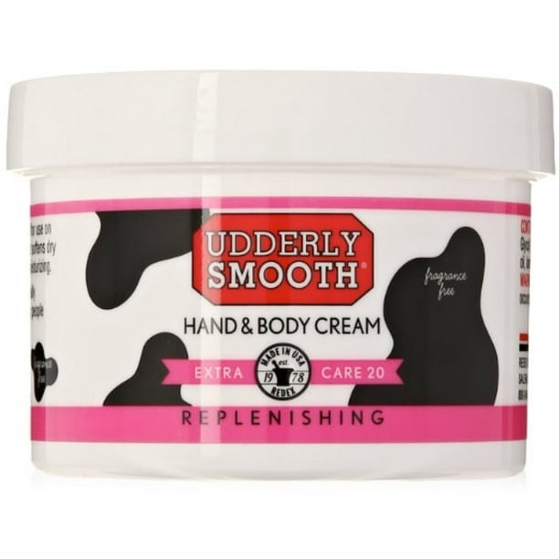 Udderly Smooth Extra Care Cream with 20% Urea, Replenishing, 8 oz (Pack ...