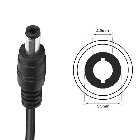 Power Adapter 5A Practical Function Light-weight Cord Practical Short ...