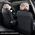Car Headrest Cover 2 Pcs Soft Water Resistant Elastic Bottom Machine ...