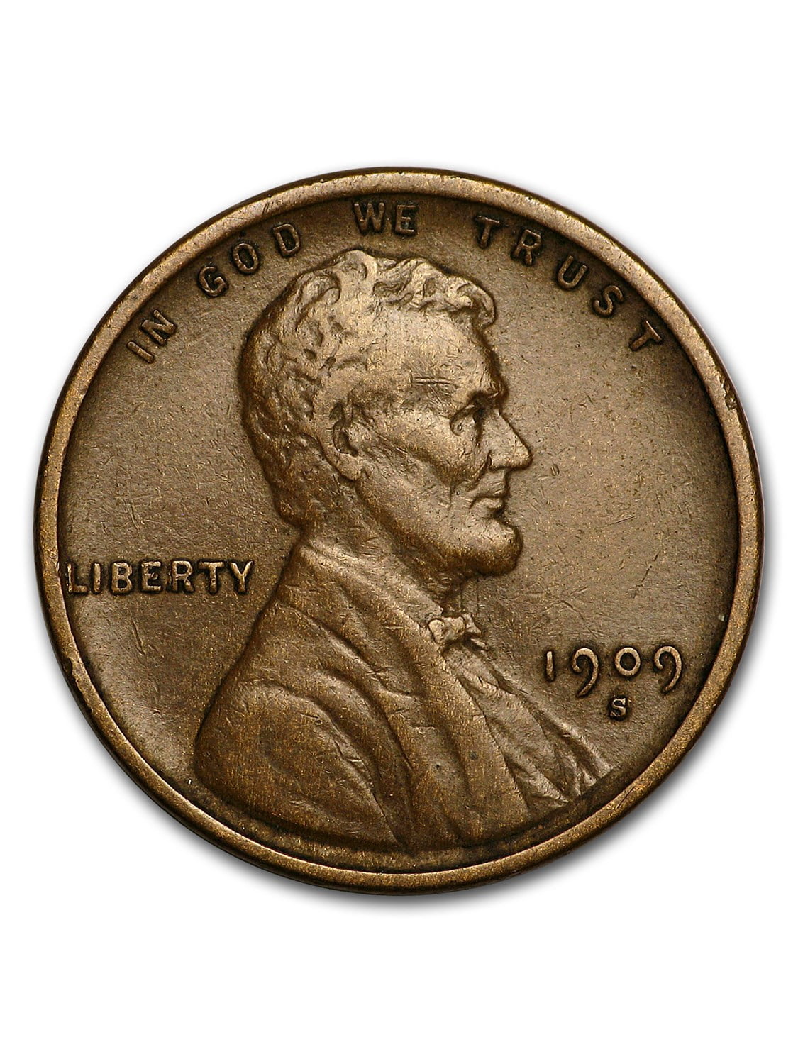 1909-S Lincoln Cent VF - Walmart.com - Walmart.com