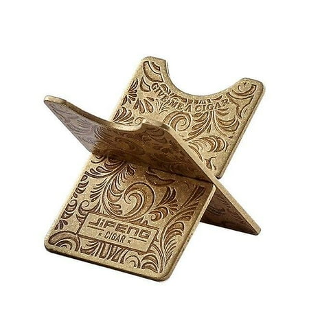 Copper Folding Cigar Stand Rack Retro Metal Cigar Holder With Leather ...