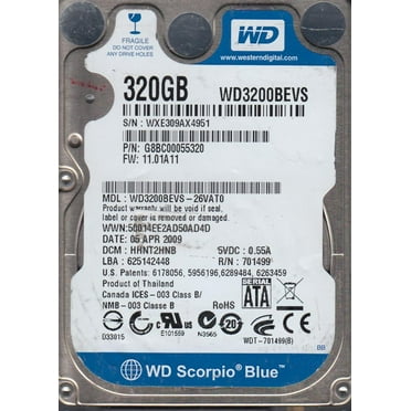 WD1600AAJS-60Z0A0, DCM DGRNHT2AGN, Western Digital 160GB SATA 3.5 Hard ...