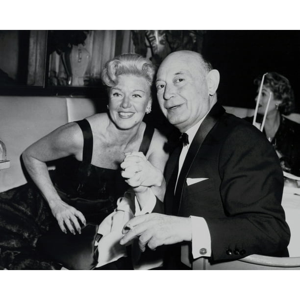 Boris Morros Posing With Ginger Rogers At The Harwyn Club In Nyc ...