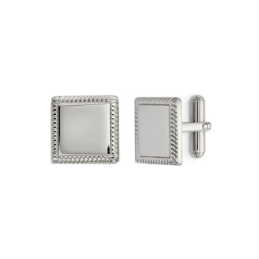 Men's Stainless Steel Two Tone Cuff Links - Walmart.com